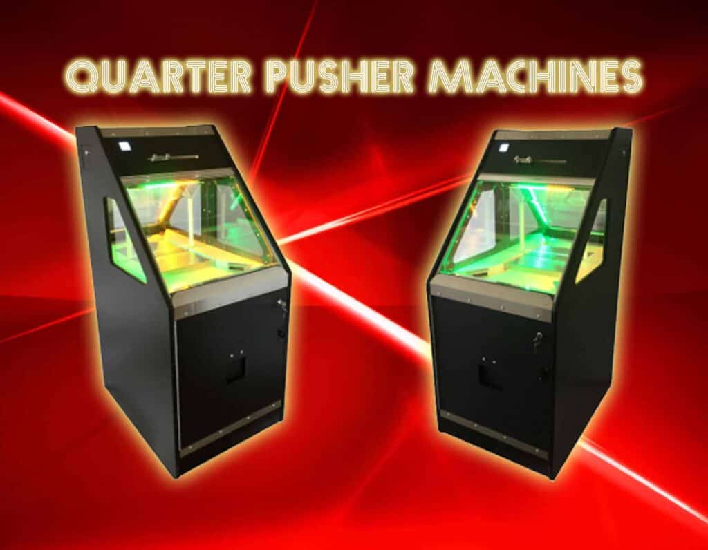 Quarter pusher machines are a magnet for occasional players