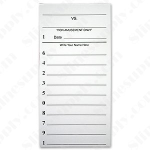 10 Liner Promo Cards - 8 Line Supply