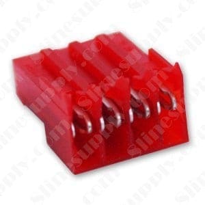 4 Position MTA Connector - .100" - 8 Line Supply