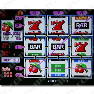 Flaming 7's by Cyberdyne - Cherry 500 Bonus Update Chip - 8 Line Supply
