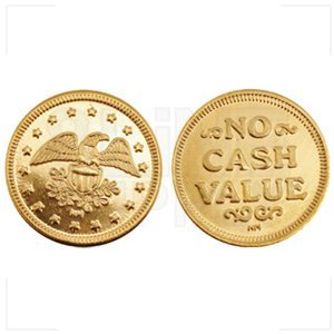 Brass Redemption Tokens - Quantity 1,000 - 8 Line Supply