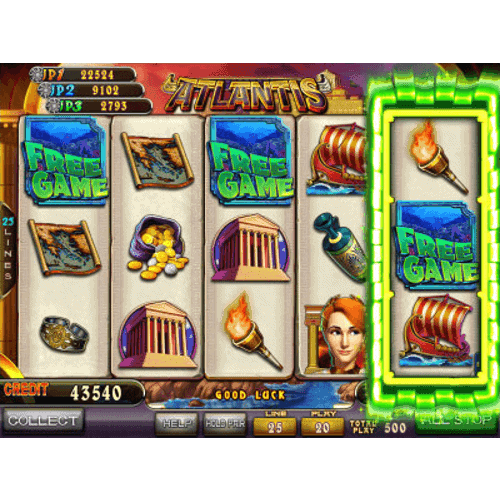 Atlantis by IGS - 25 Line Game - High Resolution VGA Graphics