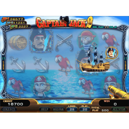 Captain Jack 2 by IGS - 25 Line Game - Available at 8 Line Supply