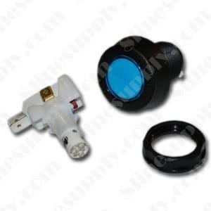 Golden Tee® Lighted Blue Button - 8 Line Supply