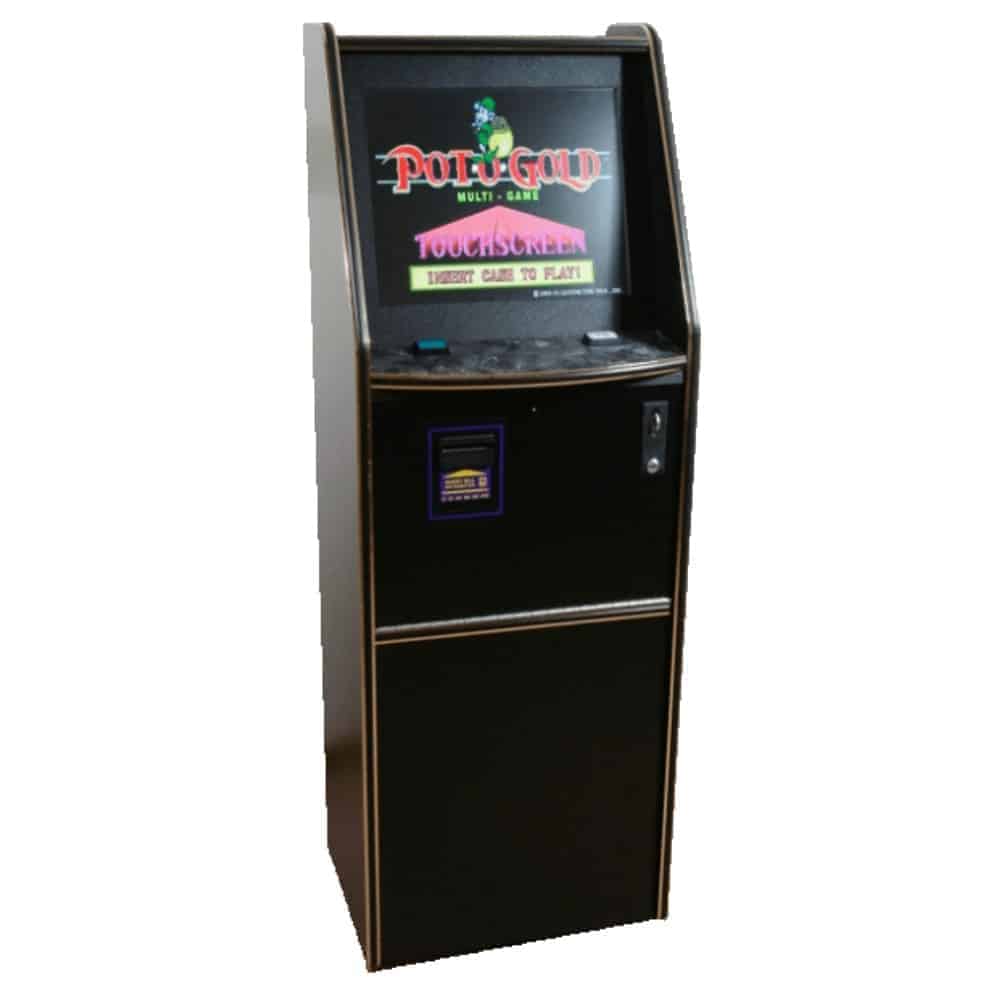 Mini Trimline 19" Touchscreen LCD Pot-O-Gold Machine - 8 Line Supply