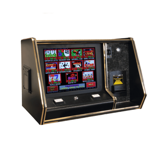 Countertop 15" Touchscreen LCD Pot-O-Gold Machine - 8 Line Supply