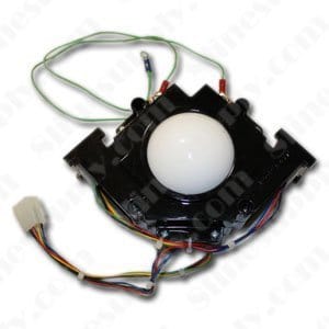 3" White Trackball - 8 Line Supply