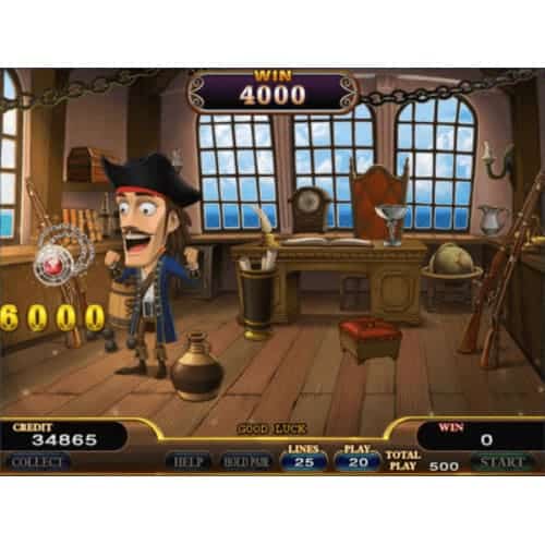 Captain Jack 2 by IGS - 25 Line Game - Available at 8 Line Supply