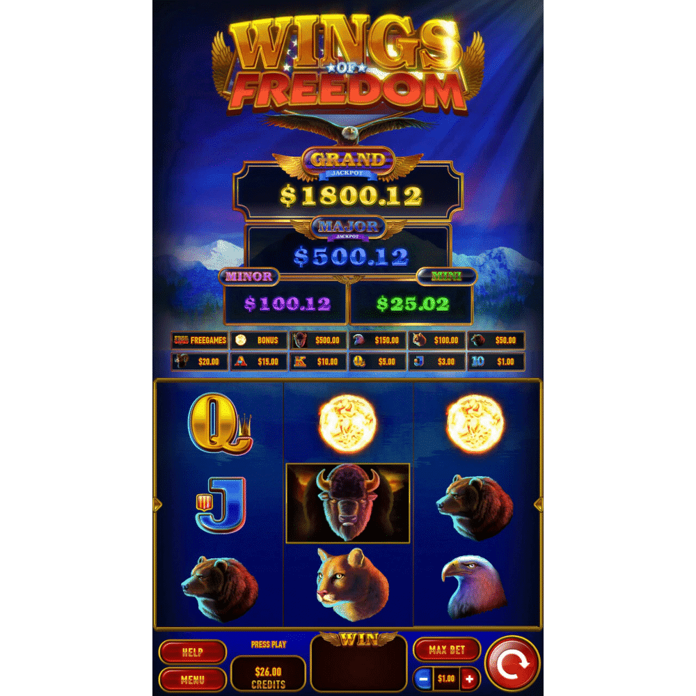 Aurora 3 by Jenka Lab - Vertical Skill Game - 8 Line Supply