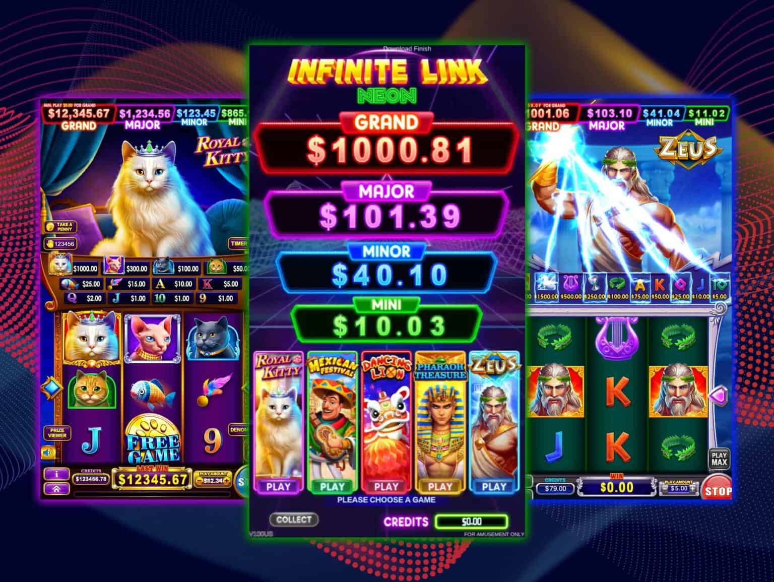 Infinite Link Neon by IGS delivers high-level nudge game fun - 8 Line ...